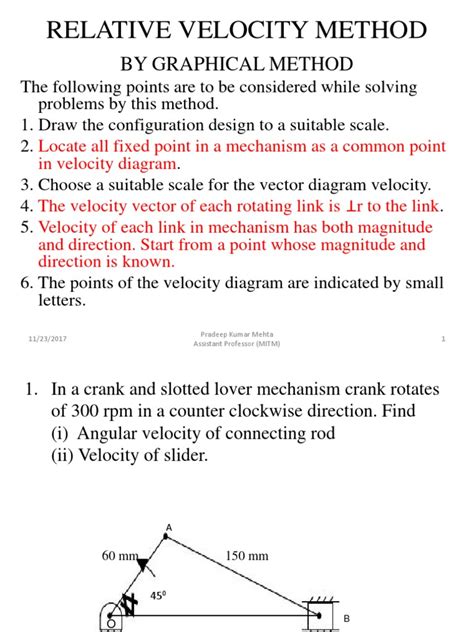 analysis relative velocity method pdf velocity euclidean vector