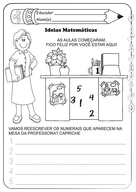 Atividade Matemática Volta ás Aulas Ideia Criativa Gi Carvalho