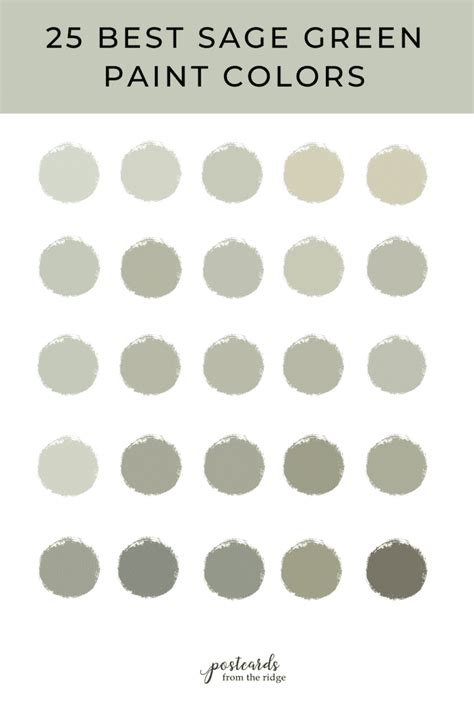 25 Best Sage Green Paint Colors For 2023 Postcards From The Ridge