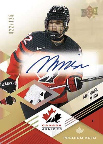 2024 Upper Deck Team Canada Juniors Hockey Checklist Box Info