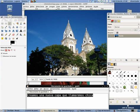 Ejercicio 10 GIMP YouTube