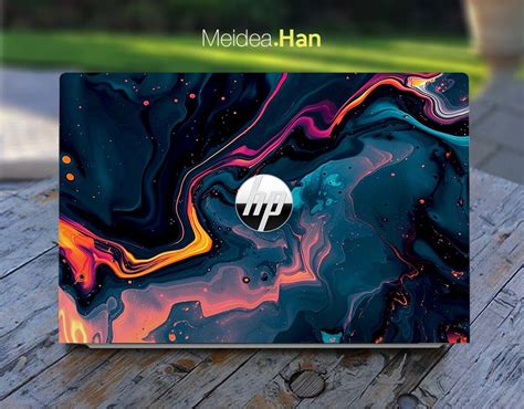 HP Laptop Skin Elitebook Personalized Customizable Romantic Sea Vinyl