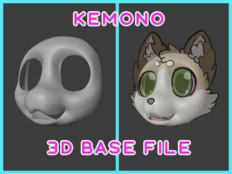 D Printable Kemono Fursuit Base File Only Etsy