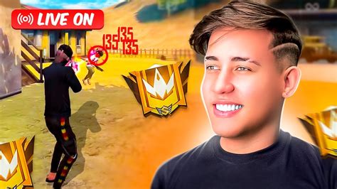 LEVEL UP AO VIVO RANQUEADA ELITE SOLO FREE FIRE MOBILE YouTube