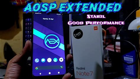 Custom Rom Redmi Note 7 Lavender AOSP EXTENDED STABLE Smooth The