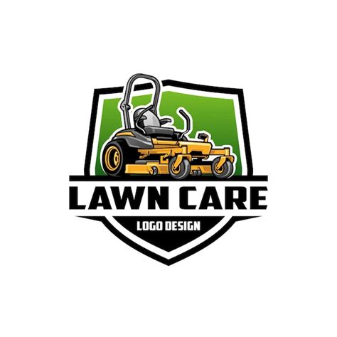 Premium Vector Lawn Mower Lawn Care And Service Isolated Logo Vector