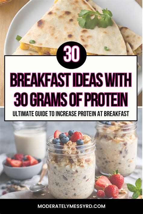 30 Breakfasts With 30 Grams Of Protein Artofit