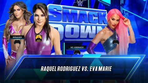 Raquel Rodr Guez Aliyah Vs Eva Marie At Smackdown Wwe K