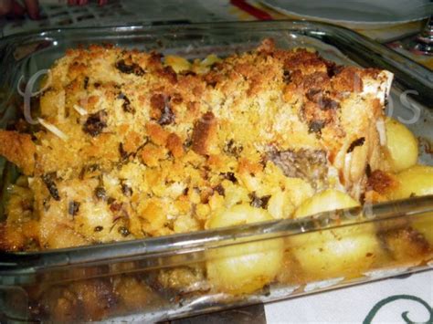 Bacalhau No Forno Broa Aromatizada Coentros Receita Petitchef
