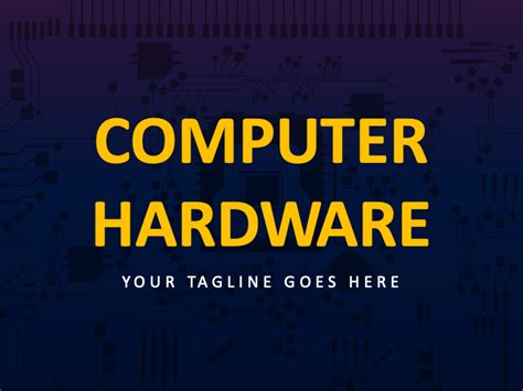 Free Computer Hardware Presentation Theme For Powerpoint And Google