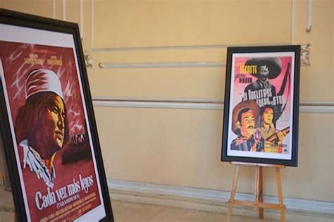 Exposición de carteles del cine mexicano en el teatro Xicohténcatl