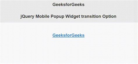 jquery mobile popup transition用法及代码示例 纯净天空