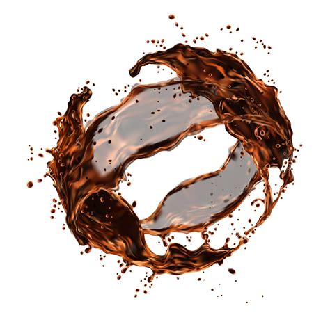 Cola Drink Wave Splash Soda Beverage 3d Swirl 23530770 Vector Art At