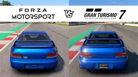 Forza Motorsport Vs Gran Turismo 7 Subaru Impreza 22B STi FM8 Vs