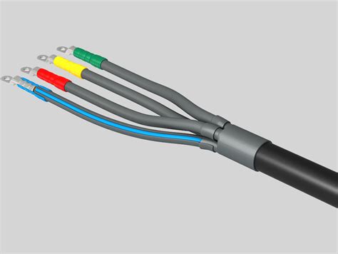 Cold Shrink Termination Accessories For 0 6 1 0 1 2 KV Cables Cold