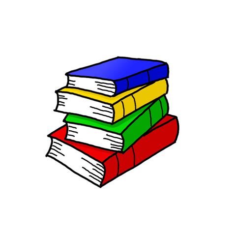 How To Draw A Book Stack