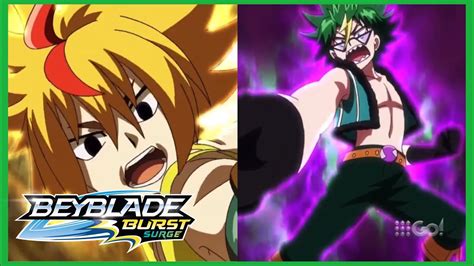 BEYBLADE BURST Surge Episode 12 Dub Valt Free Vs Rantaro Silas