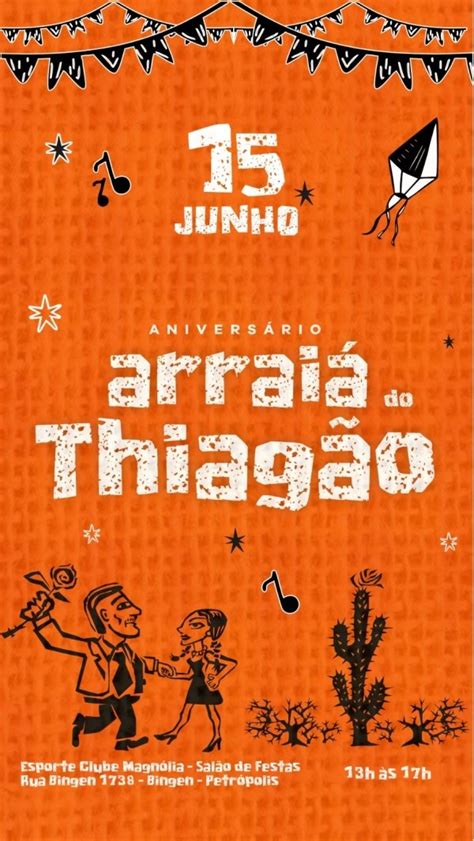 Arraiá do Thiagão Aniversário de 33 anos em Petrópolis Sympla