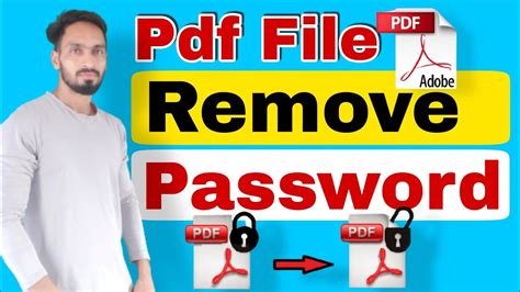 how to unlock pdf files how to remove password from pdf files 2021 youtube