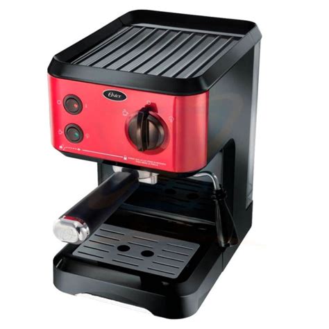 Cafetera Oster Expresso Y Capuccino Bvstecmp R Rojo