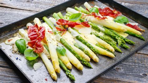 Spargel Aus Dem Ofen Zart Und Aromatisch Leckerschmecker