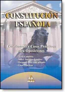 Libro constitución española cuestionario y casos prácticos para