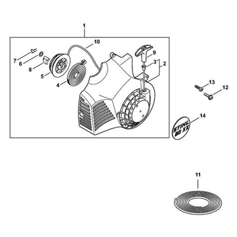 Rewind Starter For Stihl BG 55 Leaf Blower L S Engineers