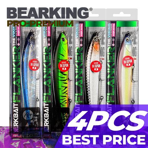Bearking Lot D appâts Durs Pour La Pêche Pack De Leurres Pour
