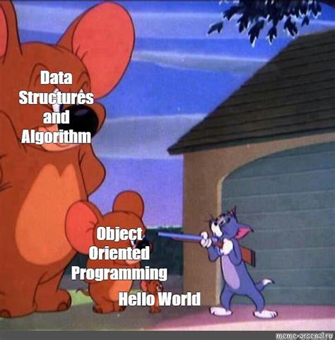 Сomics meme Data Structures and Algorithm Object Oriented Programming