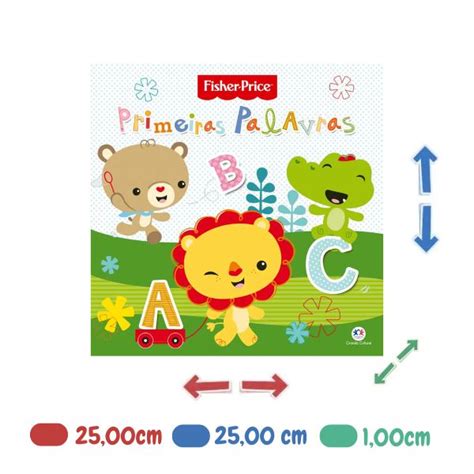 Livro Fisher Price Primeiras Palavras Ciranda Cultural Up Brinquedos