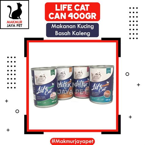 Jual Life Cat Kaleng 400 Gr Makanan Basah Wet Food Kaleng Lifecat