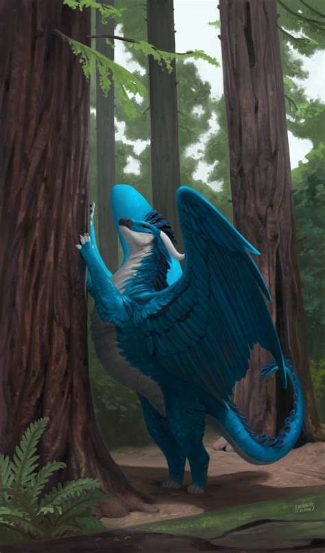 The Big Imageboard Tbib Ambiguous Gender Blue Body Blue Feathers Blue Fur Day Detailed