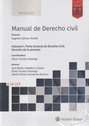 MANUAL DE DERECHO CIVIL I PARTE GENERAL DE DERECHO CIVIL DERECHO DE
