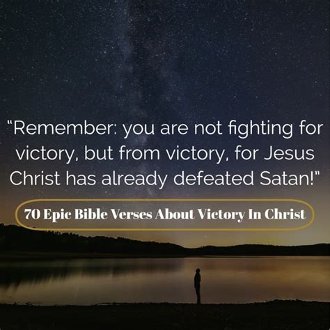 70 Epic Bible Verses About Victory In Christ Praise Jesus