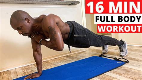 16 Minute FULL BODY FAT BURNING Workout No Equipment Needed YouTube