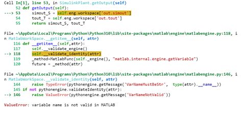 ValueError Variable Name Is Not Valid In MATLAB When Extracting The