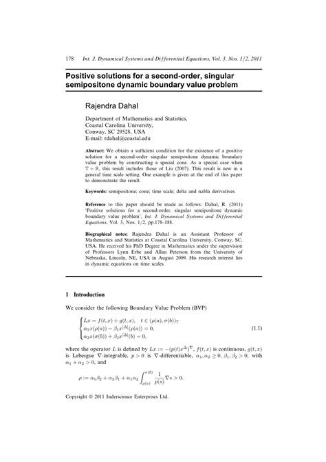 pdf positive solutions for a second order singular semipositone dynamic boundary value problem