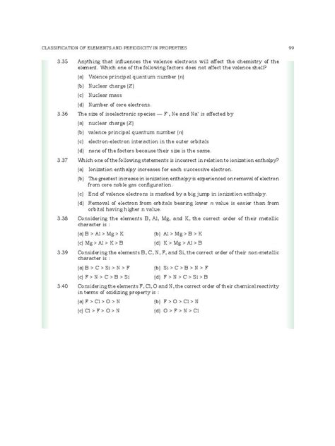 NCERT Book Class 11 Chemistry Chapter 3 Classification Of Elements And