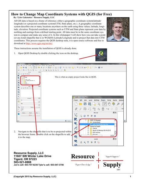 PDF How To Change Map Coordinate Systems With QGIS For Free A