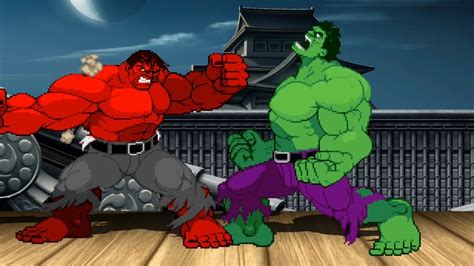 RED HULK Vs HULK Highest Level Incredible Epic Fight YouTube