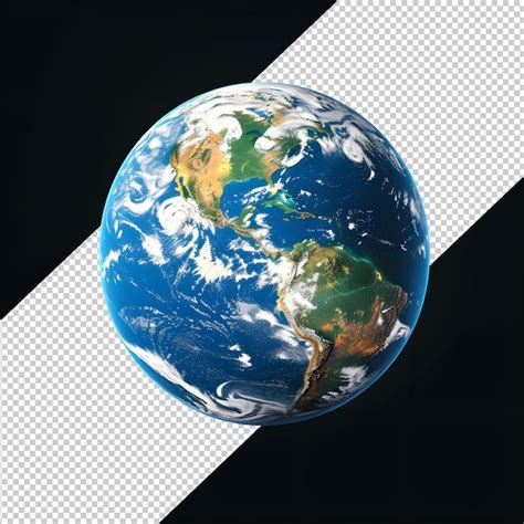 Globo Terrestre PNG PSD Premium Gerado IA
