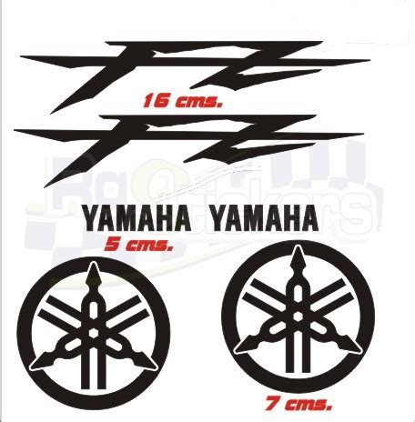 Plantilla Stickers Calcomanias Yamaha Fz Vinil Adhesivo MercadoLibre