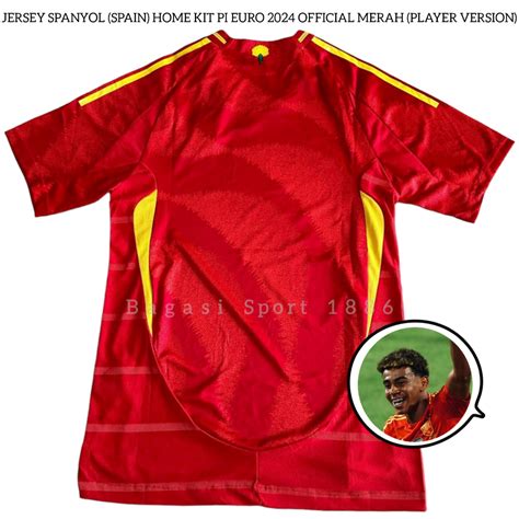 Jual Jersey Baju Bola Negara Spanyol Player Issue PI Spa1n Home Kit