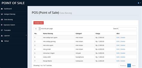 membuat sistem informasi penjualan berbasis web dengan php dan mysql images