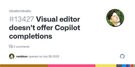 Visual Editor Doesn T Offer Copilot Completions Issue 13427
