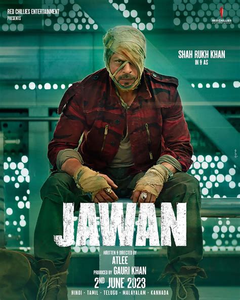 Pemeran Film Jawan Rilis 7 September 2023 Shah Rukh Khan Hingga