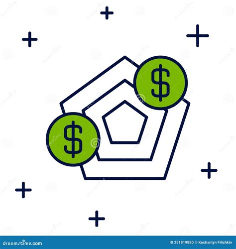Esquema Relleno Icono De Aumento Del Crecimiento Financiero Aislado En