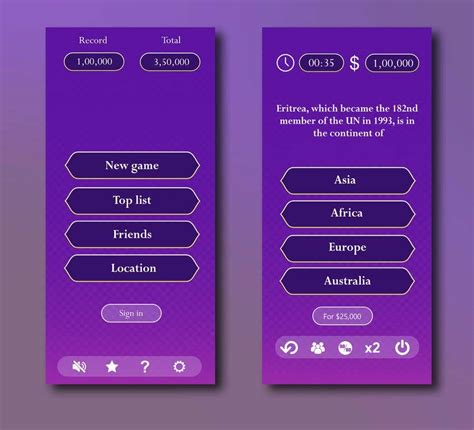 Entry By Rafiulkarim For Ui Ux Design Of Quiz Game Including