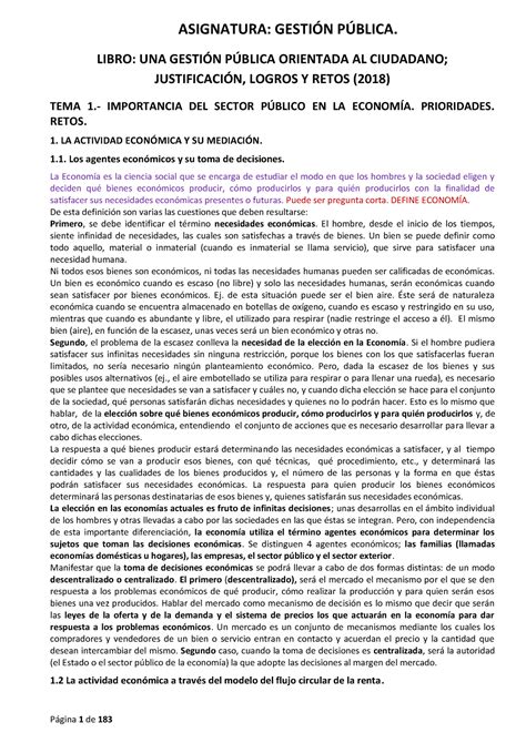 Resumen Completo Gestion Publica ASIGNATURA GESTIN PBLICA LIBRO