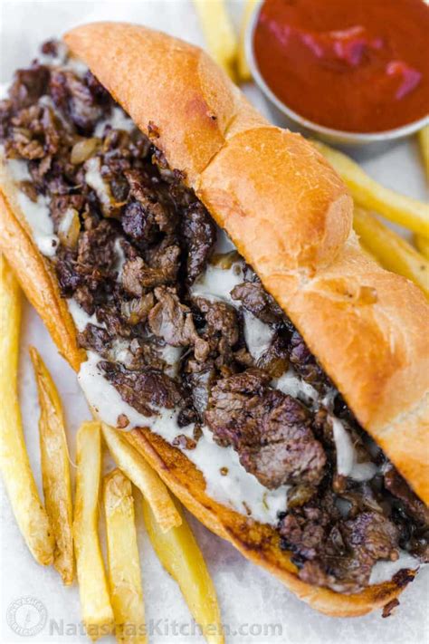 Philly Cheesesteak Recipe VIDEO NatashasKitchen